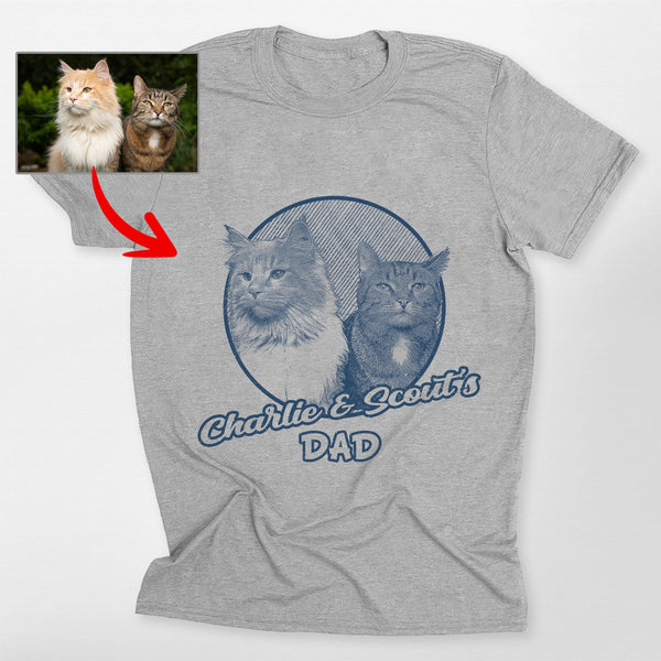 Personalized Cat T-Shirt, Soft Bella Canvas, Gifts for Cat Lovers – Pawarts